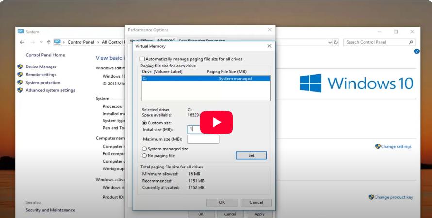 How to Resolve the “Windows Has Created a Temporary Paging File” Issue ...