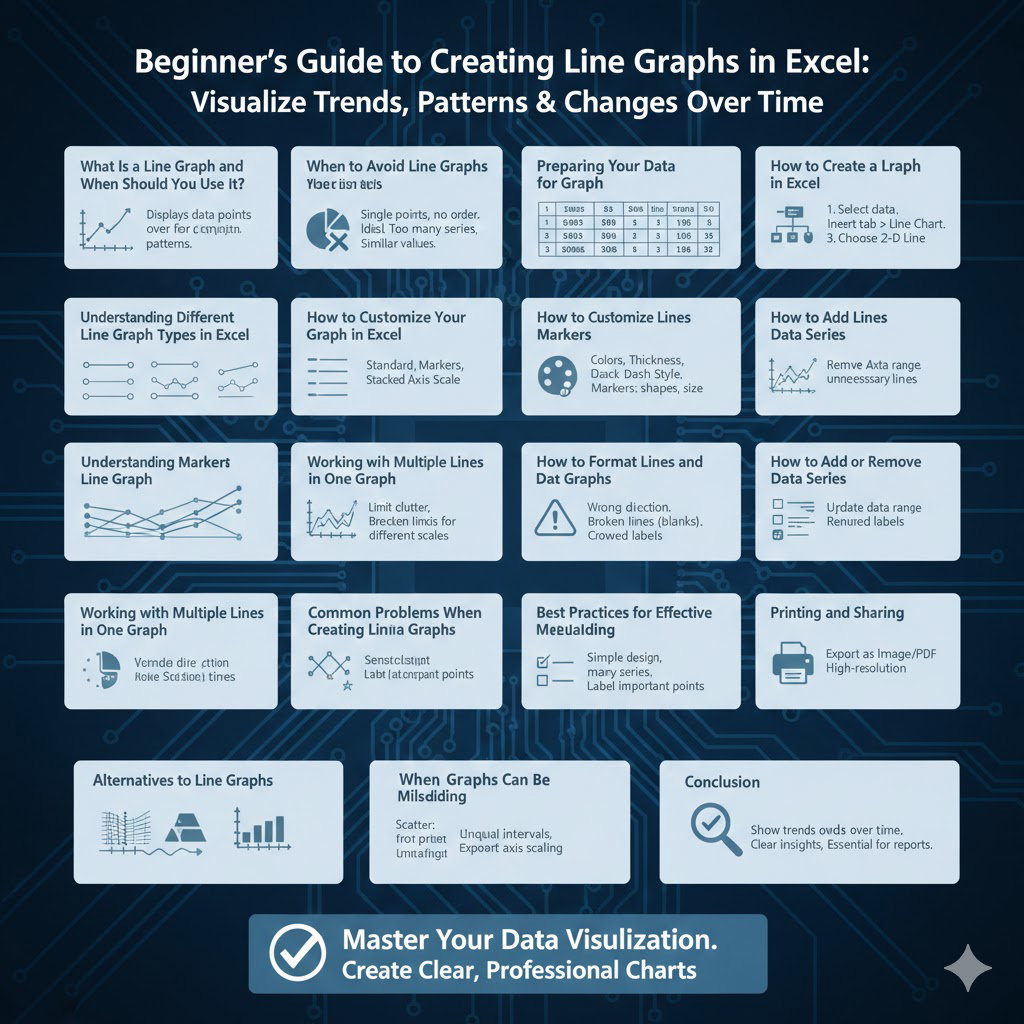 Beginner’s Guide to Creating Line Graphs in Excel - 2026 - SOFTWAREHUBS.COM